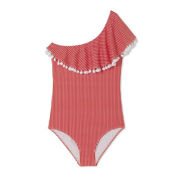 Stella Cove | Swim | Stella Cove Flare Red Striped Kids Swim | Poshmark